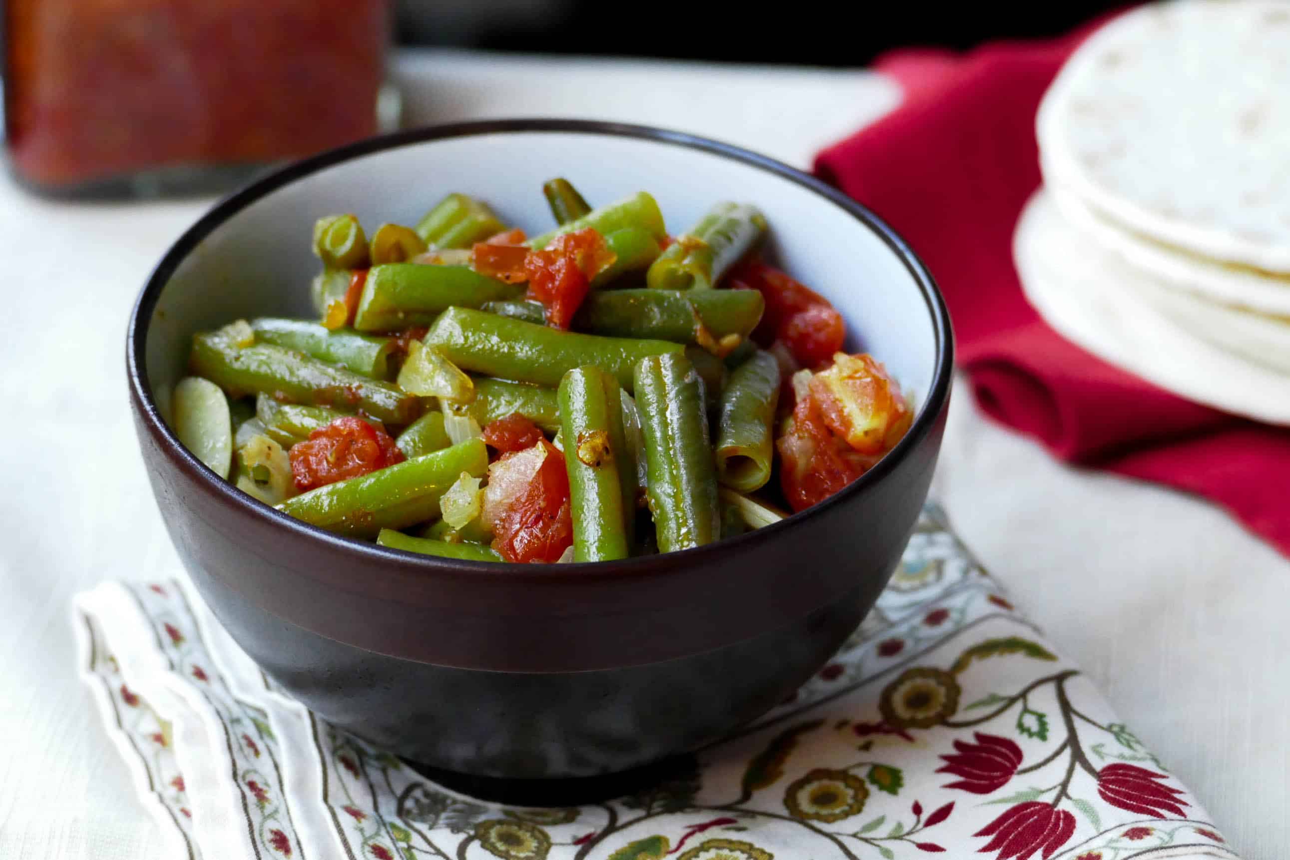 Turkish Green Beans - Taze Fasulye - Paint The Kitchen Red