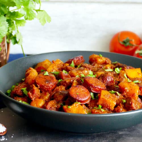 Instant Pot Chorizo and Potato - Paint The Kitchen Red