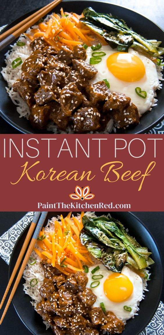 Instant Pot Bulgogi - Korean Beef - Paint The Kitchen Red