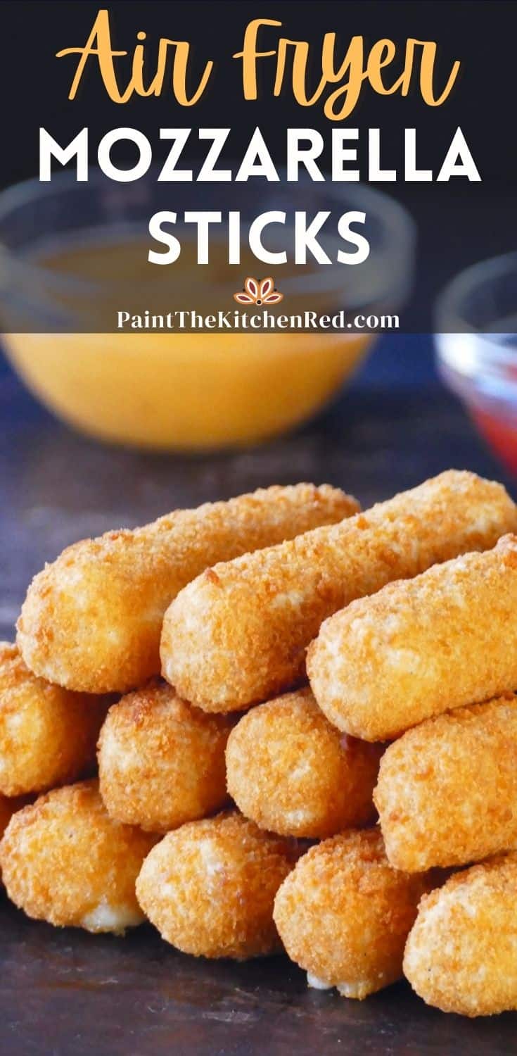 Air Fryer Frozen Mozzarella Sticks - Paint The Kitchen Red