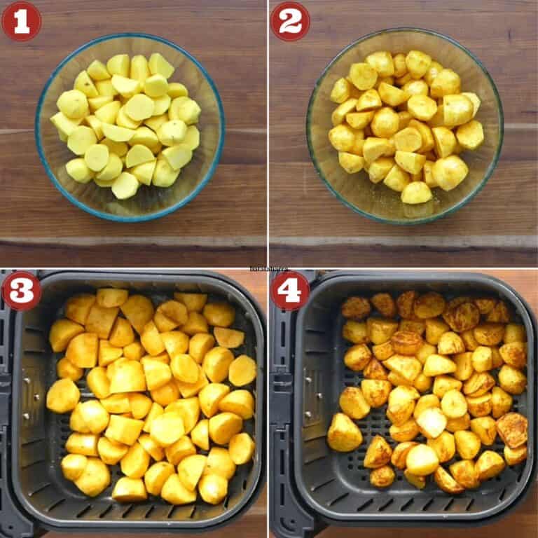 Batata Harra - Lebanese Spicy Potatoes - Paint The Kitchen Red