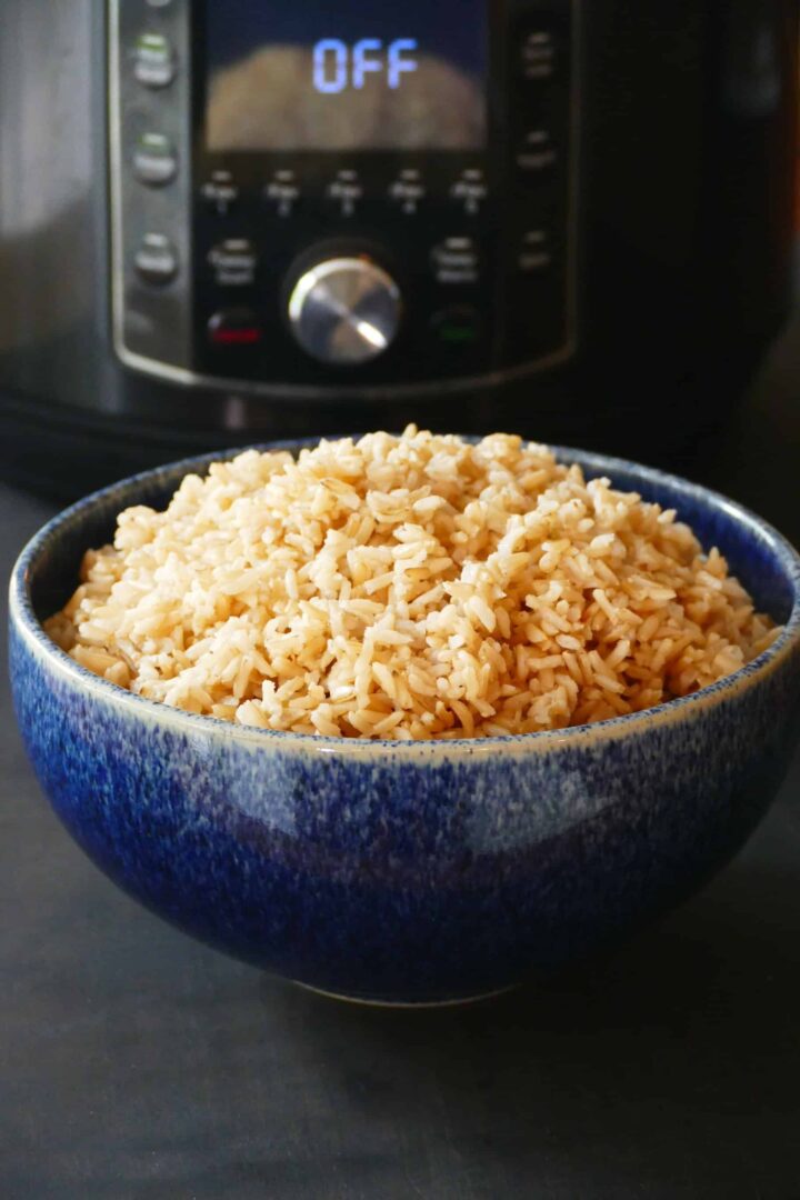 Instant Pot Brown Basmati Rice - Paint The Kitchen Red