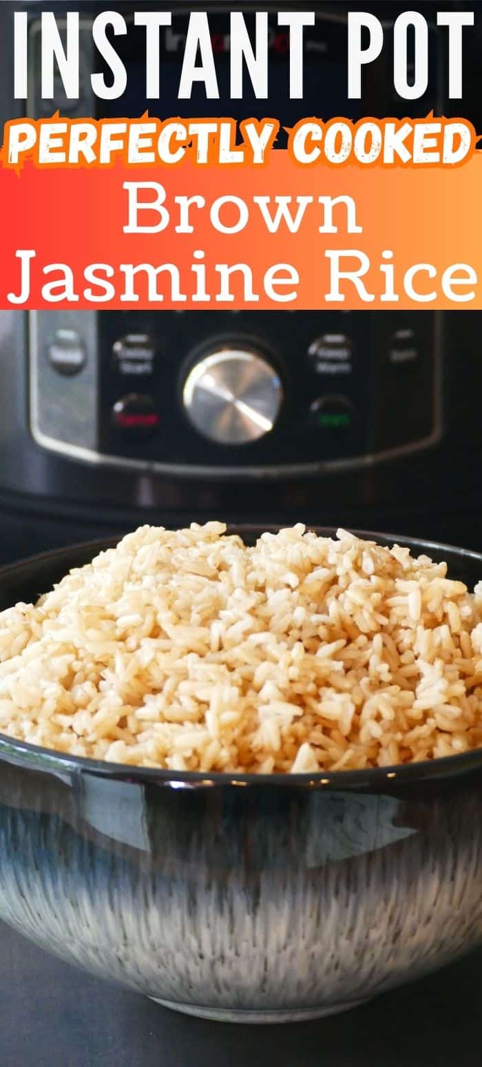 Brown Jasmine Rice Instant Pot - Paint The Kitchen Red