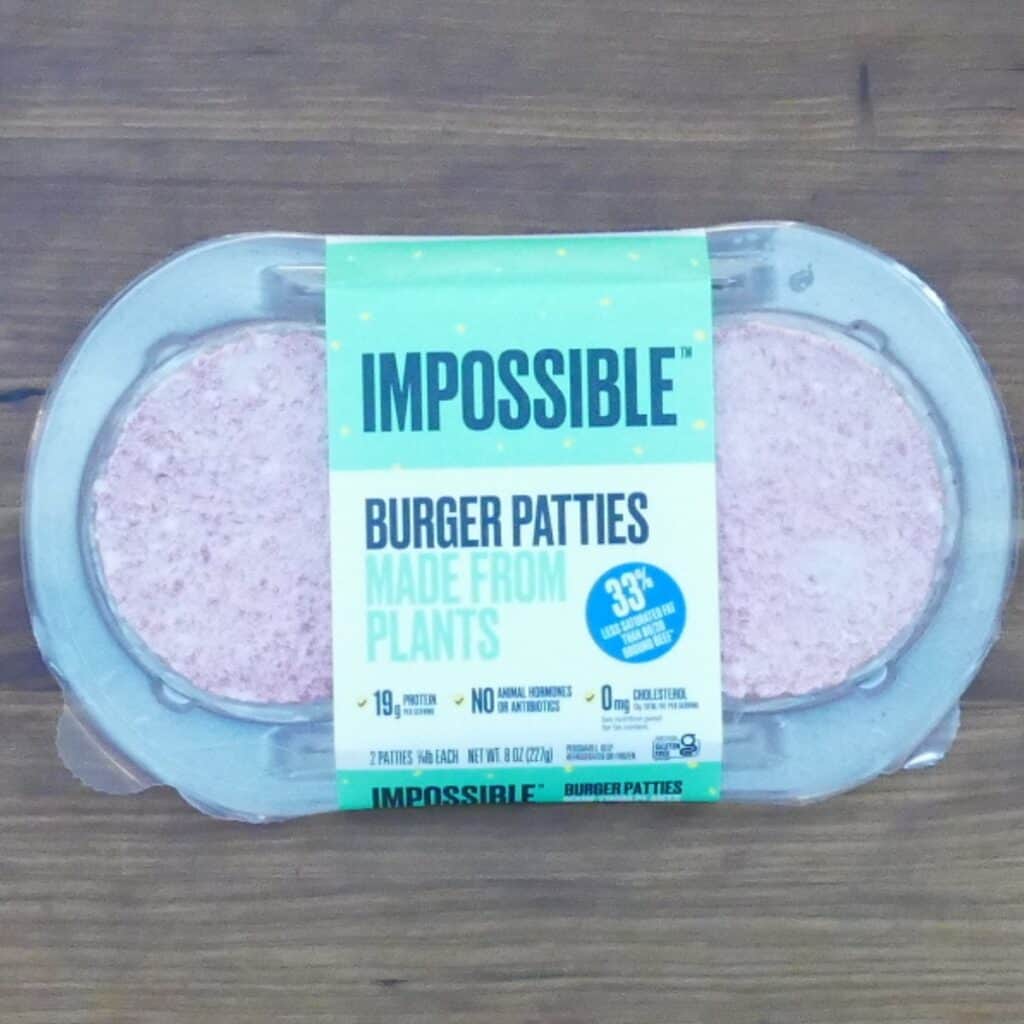 Air Fryer Impossible Burgers - Paint The Kitchen Red
