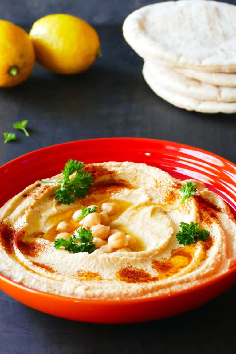 Lebanese Hummus Recipe - Paint The Kitchen Red