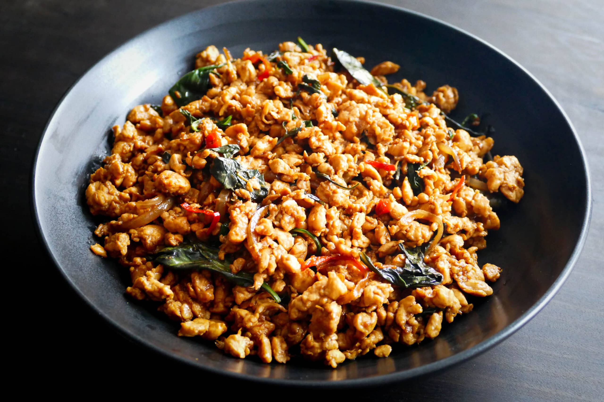 Thai Basil Chicken (Pad Krapow Gai) - Paint The Kitchen Red