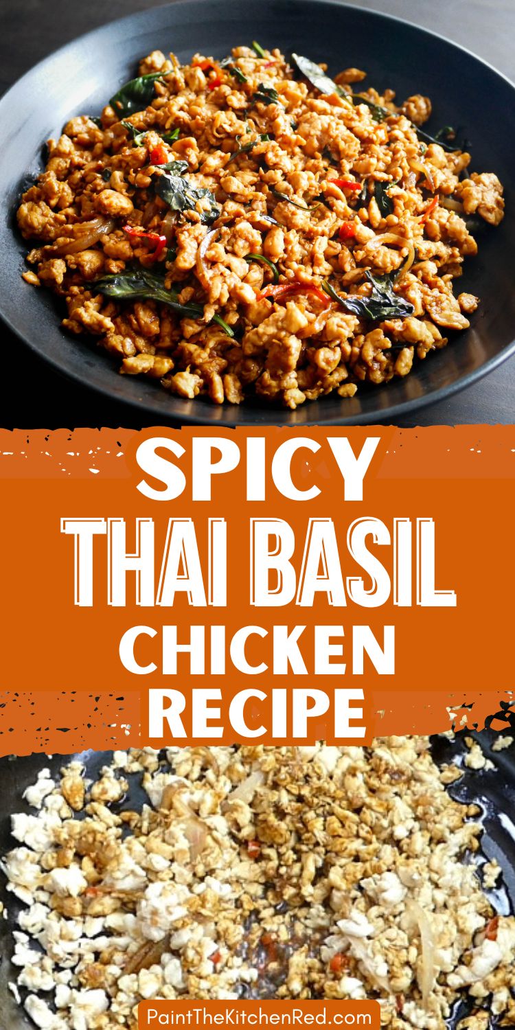 Thai Basil Chicken (Pad Krapow Gai) - Paint The Kitchen Red