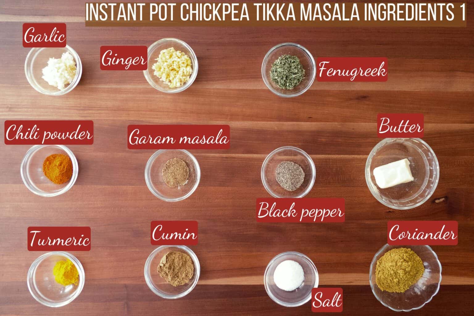 Chickpea Tikka Masala - Paint The Kitchen Red
